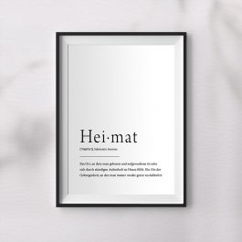 Heimat - Wandbild